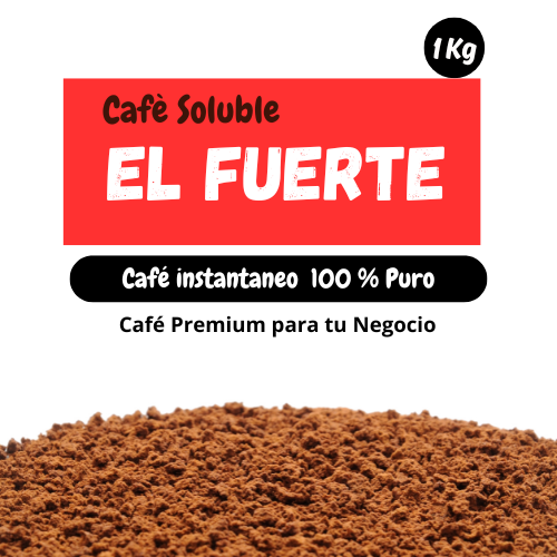 Café Soluble El fuerte 100% Puro 1 Kg - Solocaffe